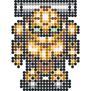 クロノ・トリガー ロボのアイロンビーズ図案 | アイロンビーズ