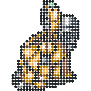 クロノ・トリガー ロボのアイロンビーズ図案 | アイロンビーズ