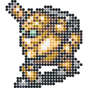 クロノ・トリガー ロボのアイロンビーズ図案 | アイロンビーズ